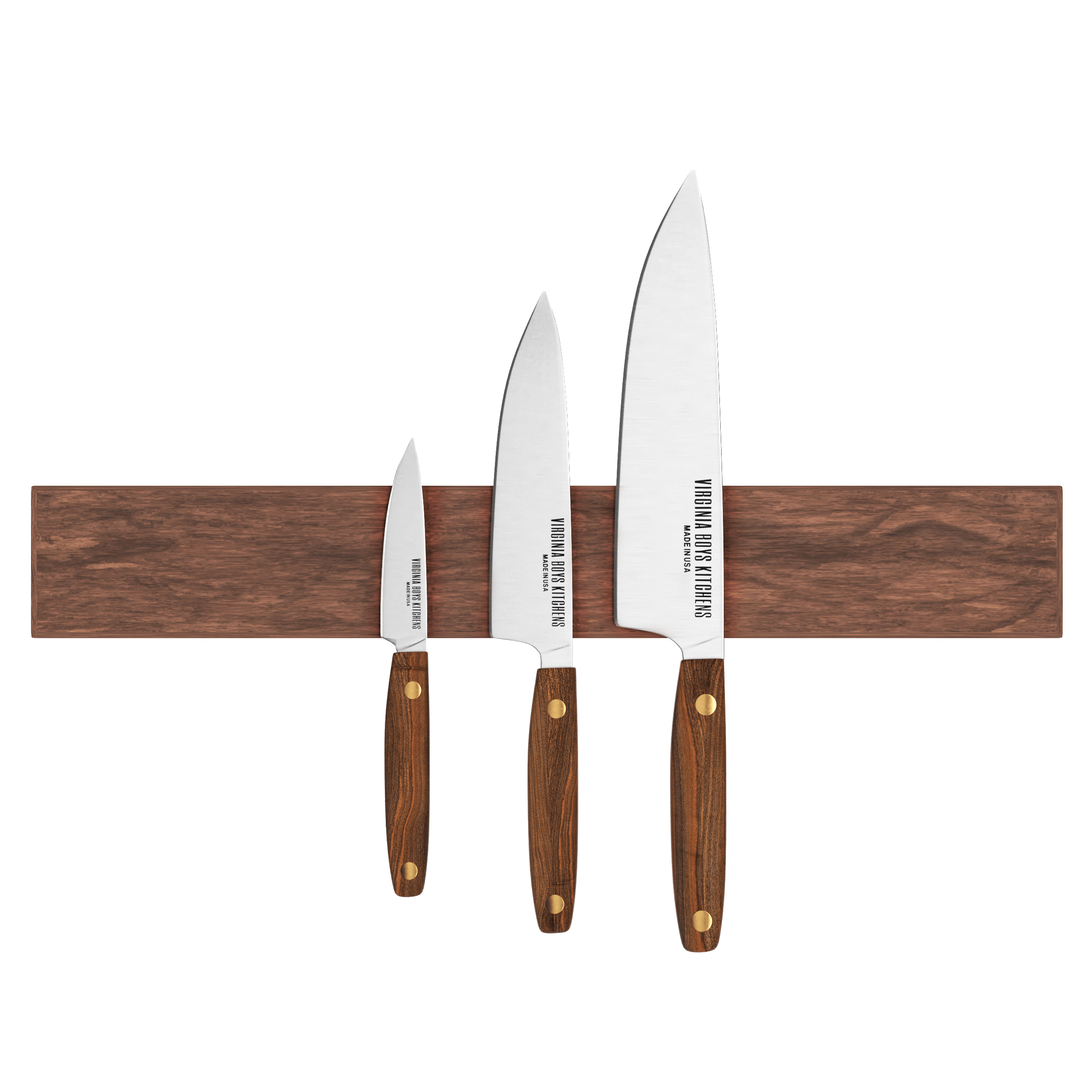 Knives with Wooden Handles Made in USA by Virginia Boys Kitchens ...